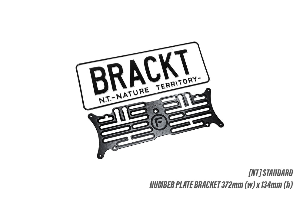 [NT] Standard - Number Plate Bracket 372mm (w) x 134mm (h)