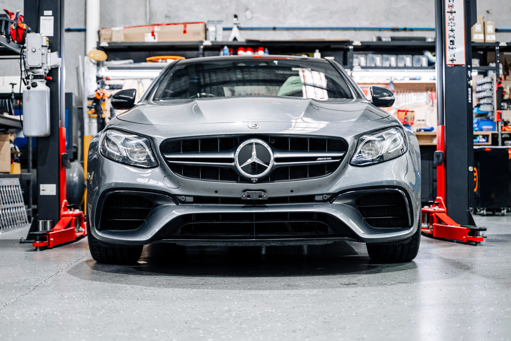 Mercedes E63 AMG PFL W213 2017-2020 - OEM Plinth Delete Kit (FRONT)