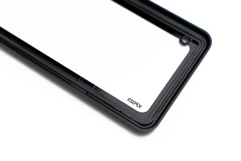 KINGPIN 3-4 Character Slimline Number Plate Cover 250mm (w) x 100mm (h