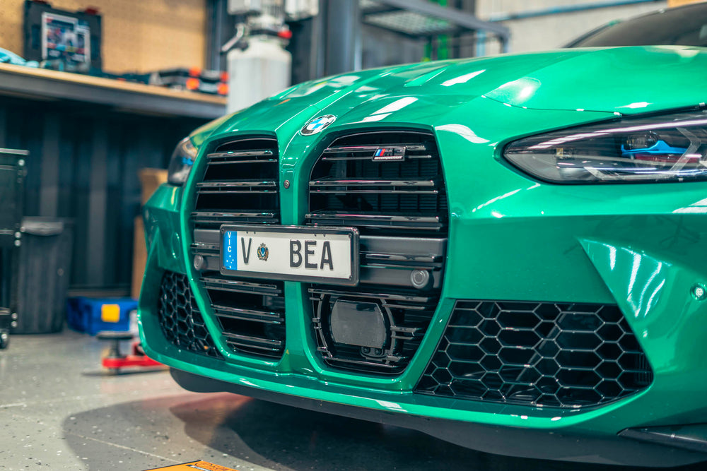 KINGPIN Slimline Number Plate Cover 372mm (w) x 100mm (h)