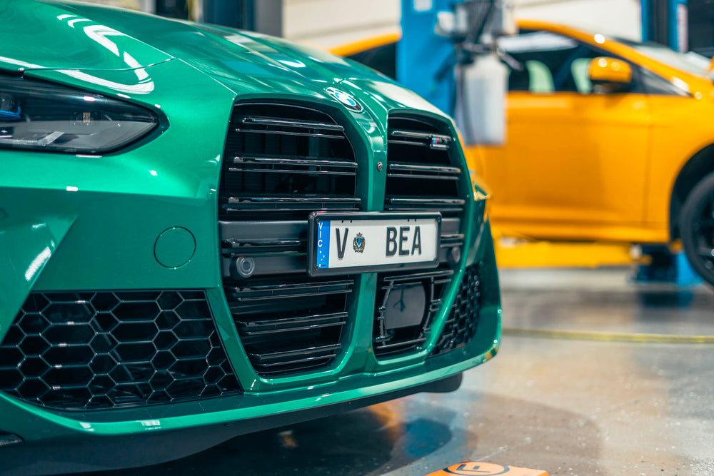 KINGPIN Slimline Number Plate Cover 372mm (w) x 100mm (h)