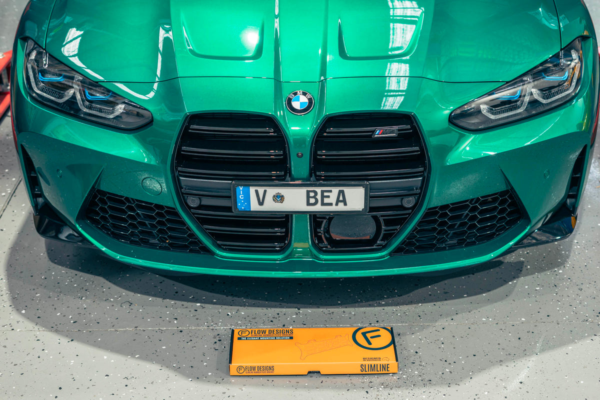 KINGPIN Slimline Number Plate Cover 372mm (w) x 100mm (h)