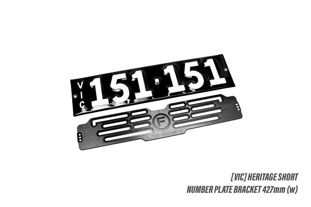 [VIC] Heritage 6 Digit - Number Plate Bracket