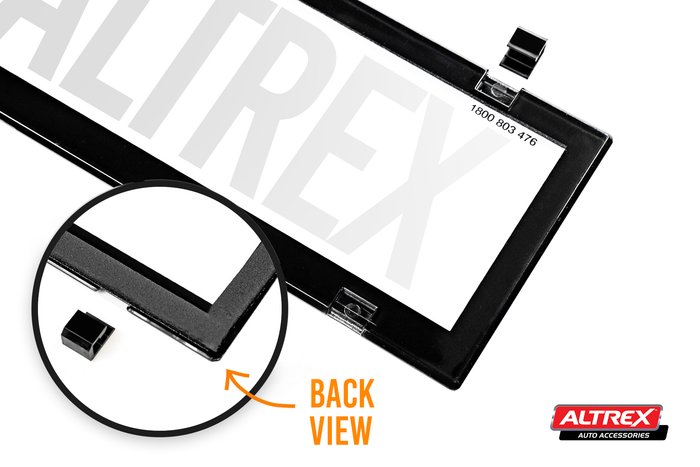 [QLD] Slimline SL2 - 372mm (w) x 100mm (h) - Number Plate Bracket