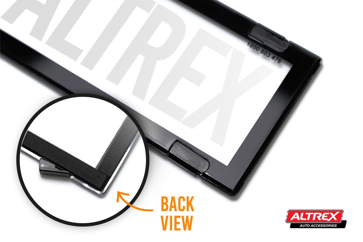 [QLD] Slimline SL2 - 372mm (w) x 100mm (h) - Number Plate Bracket