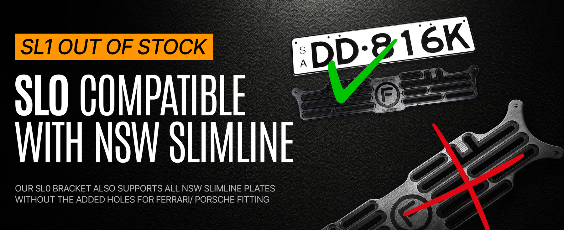 Buy Number Plate Brackets - By Flow Designs Australia