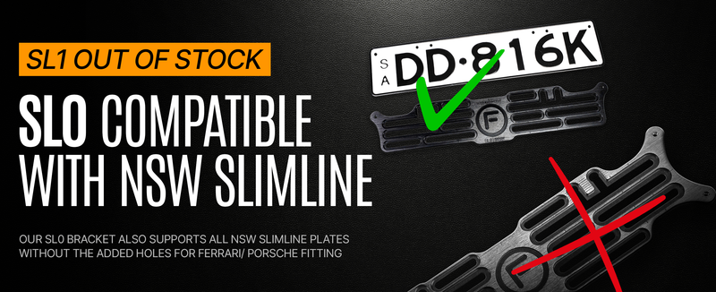 Buy Number Plate Brackets - By Flow Designs Australia