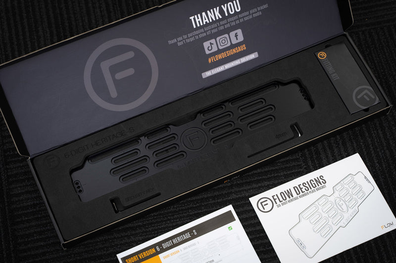 [VIC] Heritage 6 Digit - Number Plate Bracket