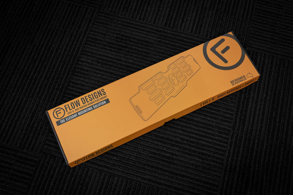 [VIC] Heritage 6 Digit - Number Plate Bracket