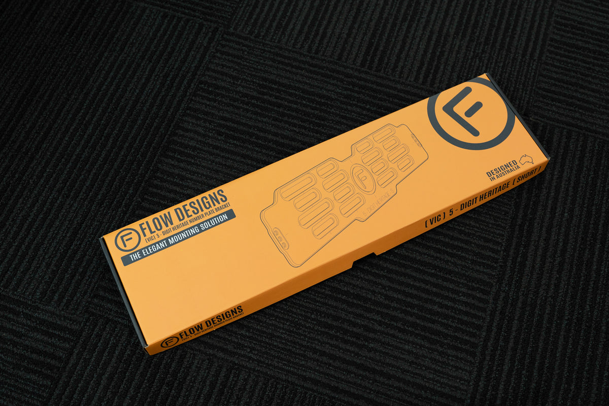 [VIC] Heritage 5 Digit - Number Plate Bracket